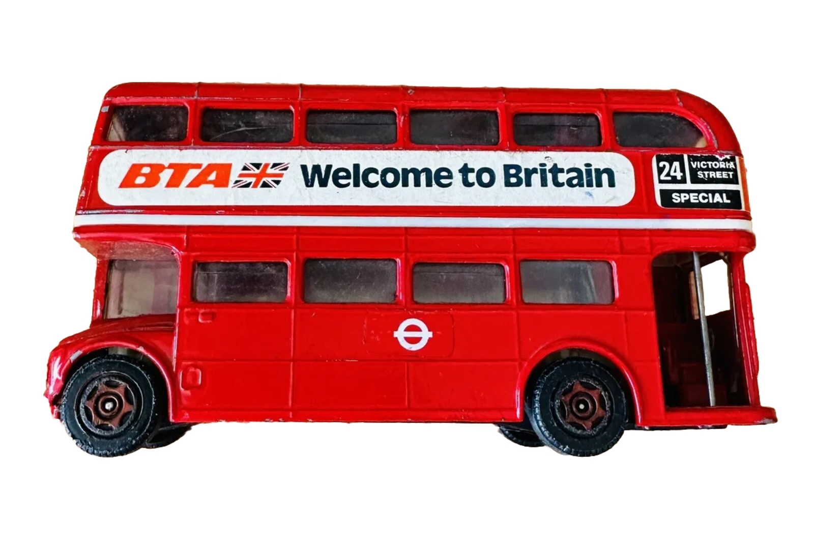 Corgi London Transport Routemaster Red Double Decker Bus BTA Welcome to ...