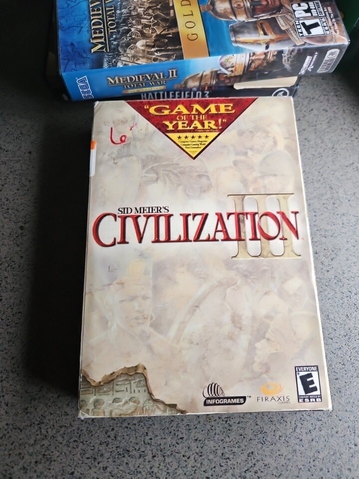 Civilization III (PC CD-ROM, 2001) Big Box - First Edition Gatefold ...