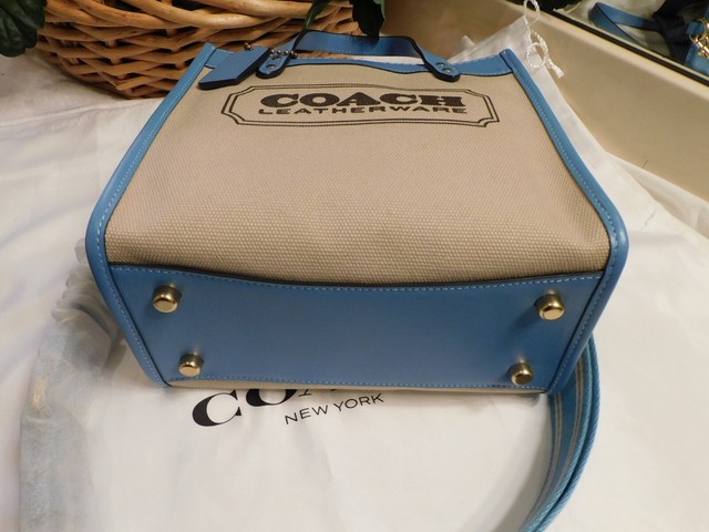 COACH CH740 CANVAS FIELD TOTE 22 IN CANVAS/LEATHER * for sale online | eBay