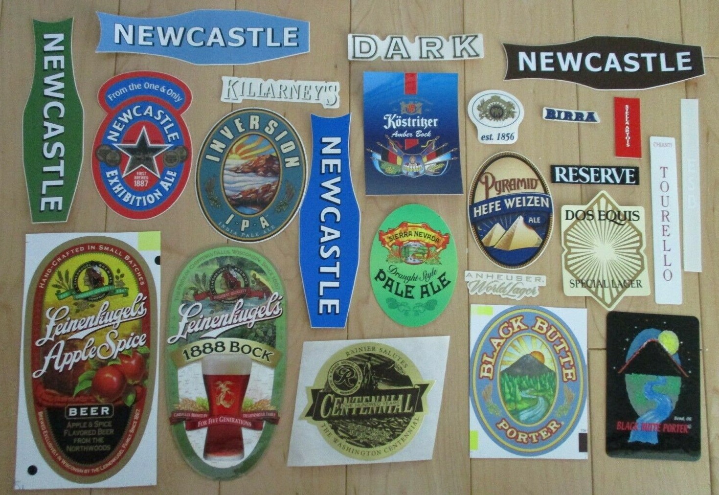 25 BEER STICKER PACK LOT decal craft beer brewing brewery tap handle V ...