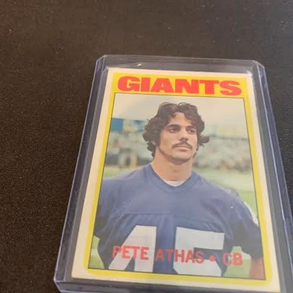 1972 Topps #48 Pete Athas New york Giants | eBay UK