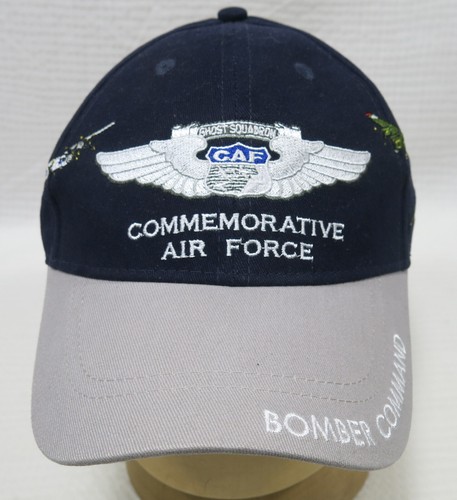 Commemorative Air Force Bomber Command Embroidered Ballcap Navy Blue 7 ...