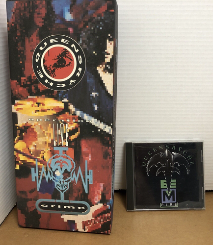 VINTAGE QUEENSRYCHE COLLECTORS LOT OPERATION LIVE CRIME VHS/CASSETTE ...