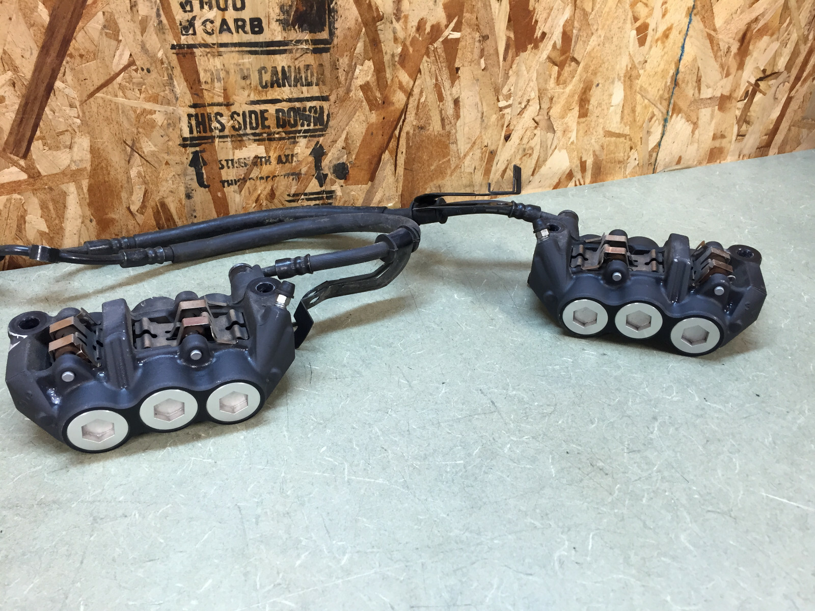 2014 09 10 11 12 13 14 YAMAHA YZFR1 YZF R1 FRONT BRAKE CALIPERS BRAKES ...