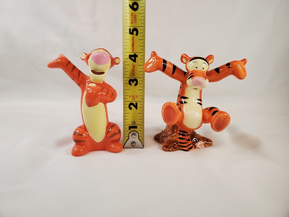 2 Disney's Winnie the Pooh Tigger Ceramic Porcelain Figurines | eBay