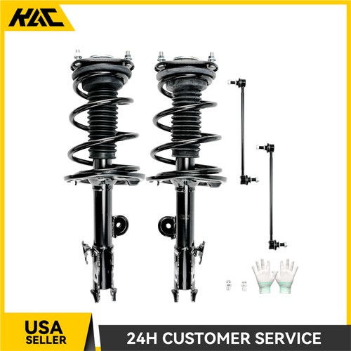 4Pc Front Complete Strut Assembly Sway Bar Link Kits For 06-08 Toyota ...