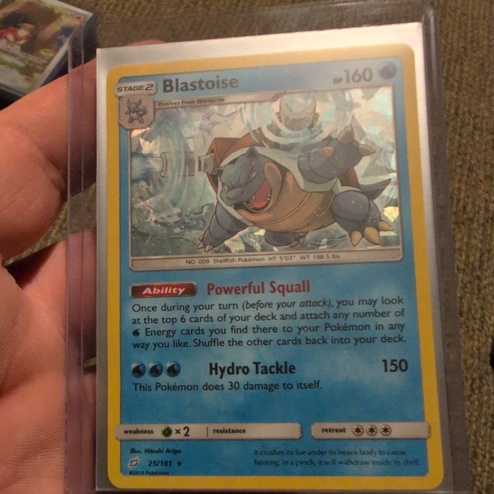 Blastoise 25/181 Team Up Exclusive Cracked Ice Holo Pokemon Card | eBay