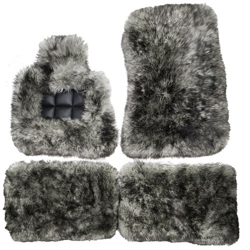 Genuine Sheepskin Floor Mats fits Mercedes AMG Maybach S500 S550 S600 ...