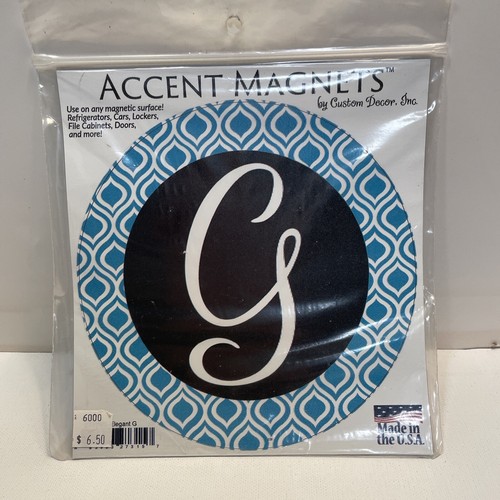 Accent Magnet, Alphabet Letter G Made In USA | eBay