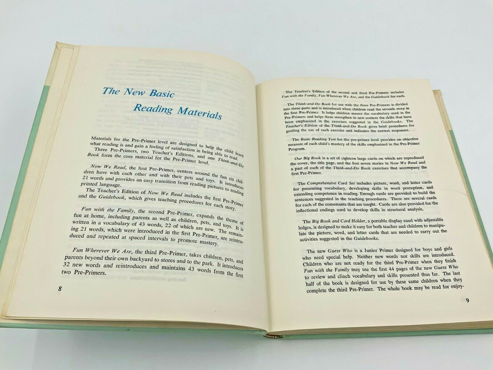 Homeschool Pre-Primer 1965 Scott Foresman DICK & JANE NOW WE READ ...