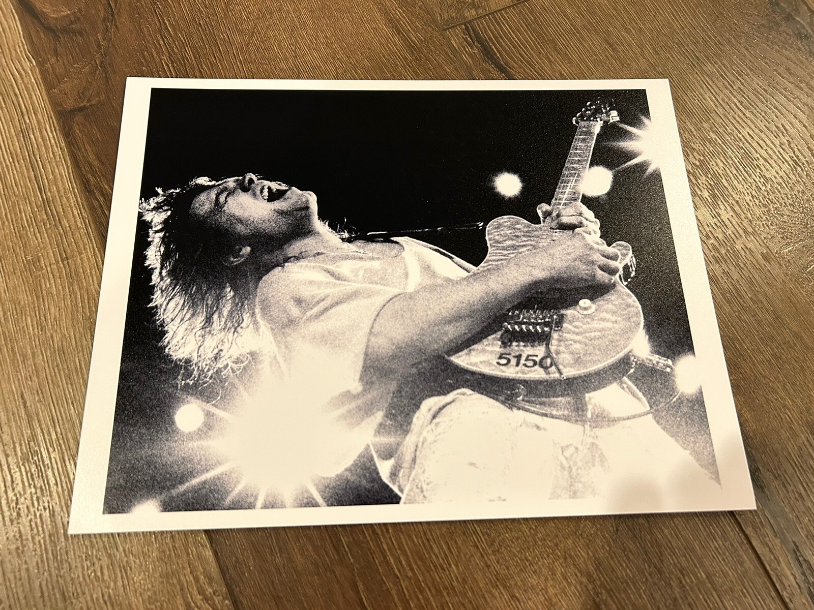 EDDIE VAN HALEN Art Print Photo 8" x 10" Vintage Poster Guitar Live ...