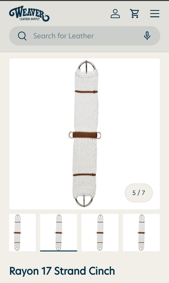 String Girth-Weaver Girth 17 String 30 Inch Rayon | eBay