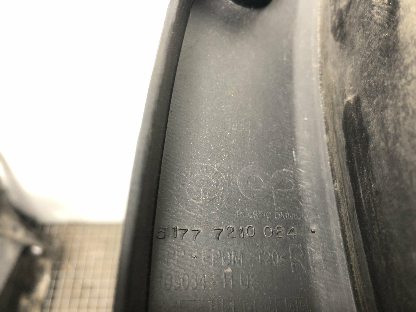 BMW X3 F25 Rear Right Side Fender Wing Molding Trim Liner Plastic ...