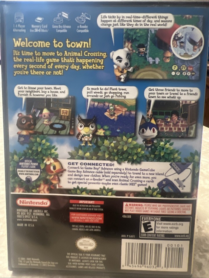 Animal Crossing (Nintendo GameCube, 2002) 45496960322 | eBay