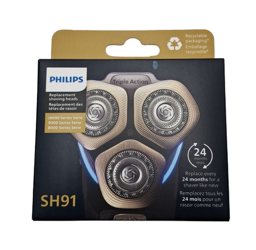 Philips GENUINE SH91/50 Shaver Series 9000 Replacement Shaving Heads ...