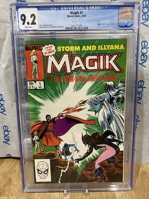Magik 1 cgc 9.2 Marvel 1983 1st solo series NM MINT Storm and Illyana ...