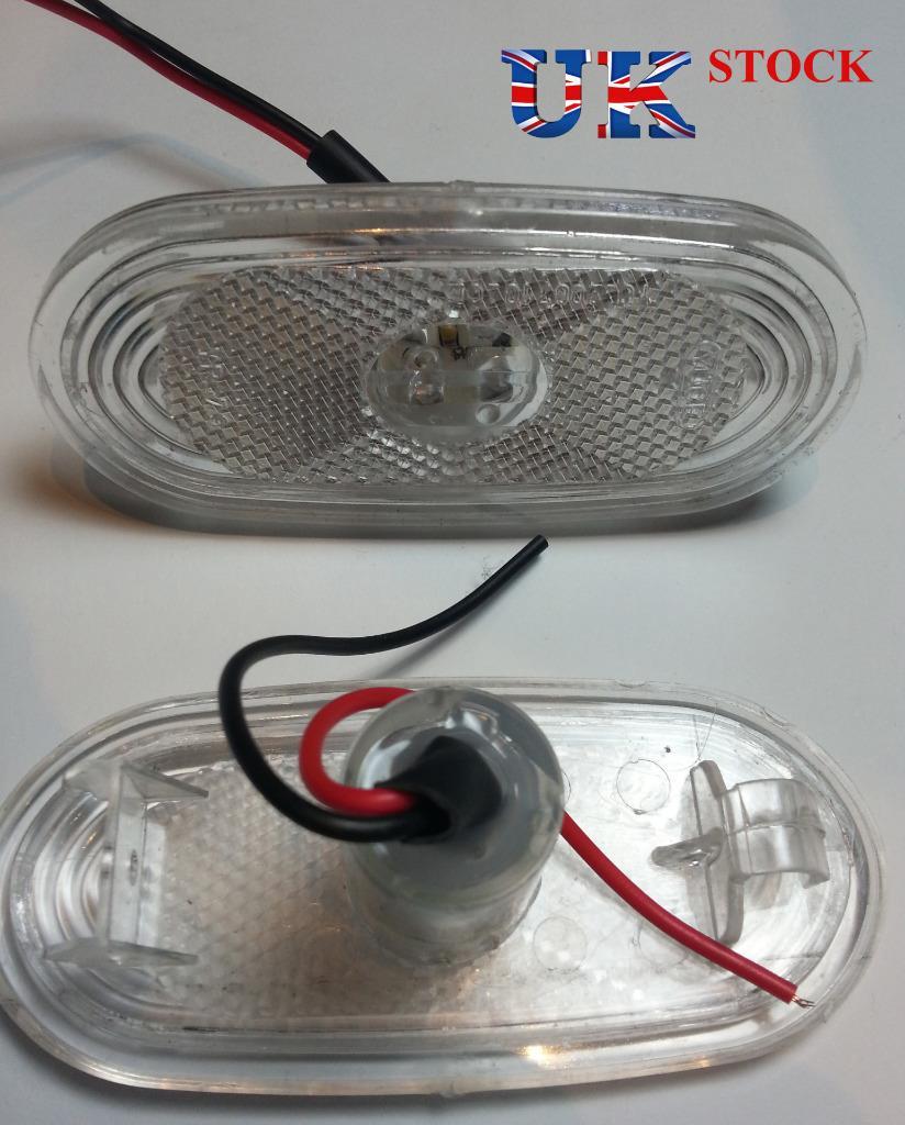 New 6x Side Marker Lights White LED Lamps for MERCEDES SPRINTER - VW ...