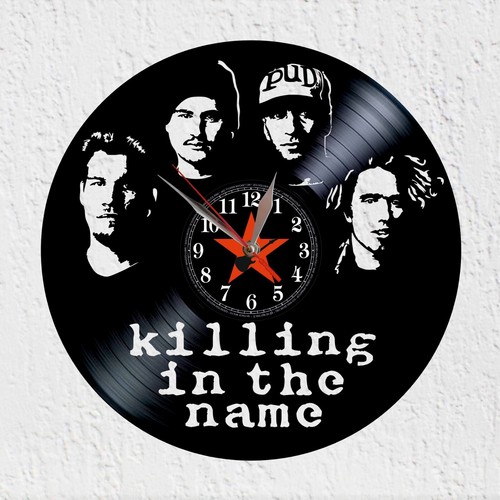 American Group Rap Metal Rock Rage Against Vinyl Record Wall Clock ...