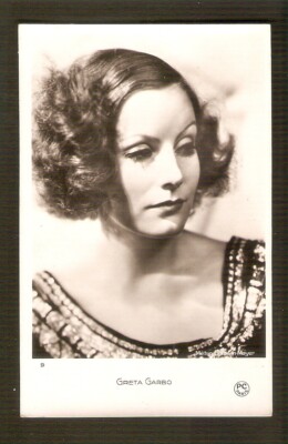 Greta GARBO carte postale vintage CINEMA nb Ed.PC Paris Photo MGM | eBay