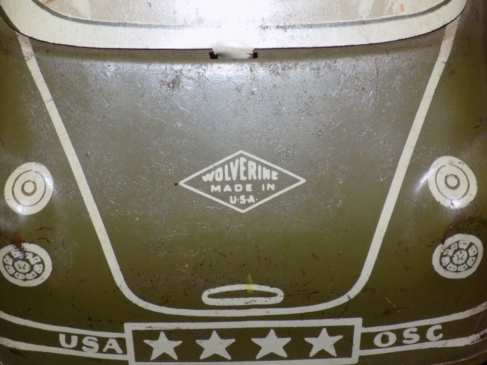 Vintage Wolverine U.S. Army Official Metal Army Toy Car | eBay
