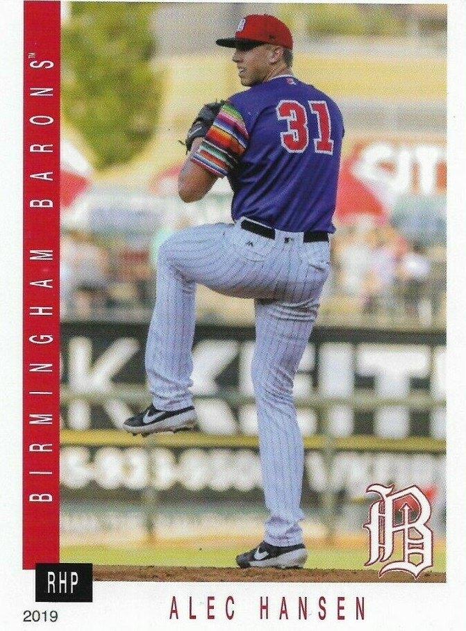 2019 Birmingham Barons Alec Hansen Chicago White Sox | eBay