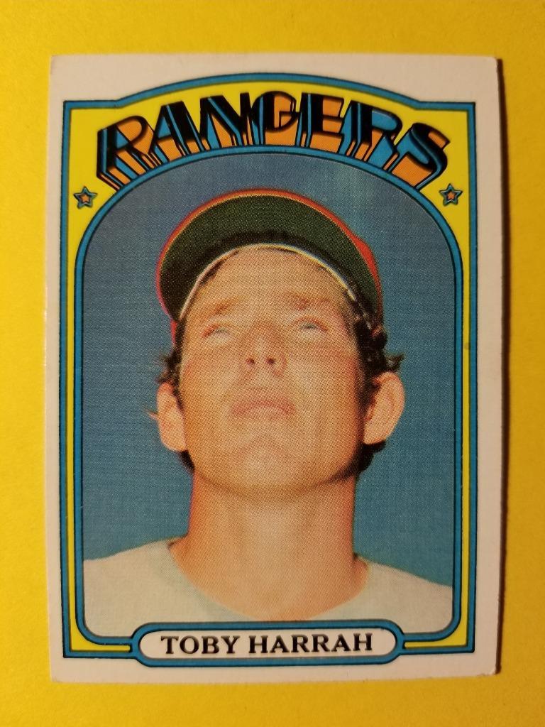 VINTAGE TOBY HARRAH #104 TEXAS RANGERS - 1972 TOPPS MLB BASEBALL | eBay