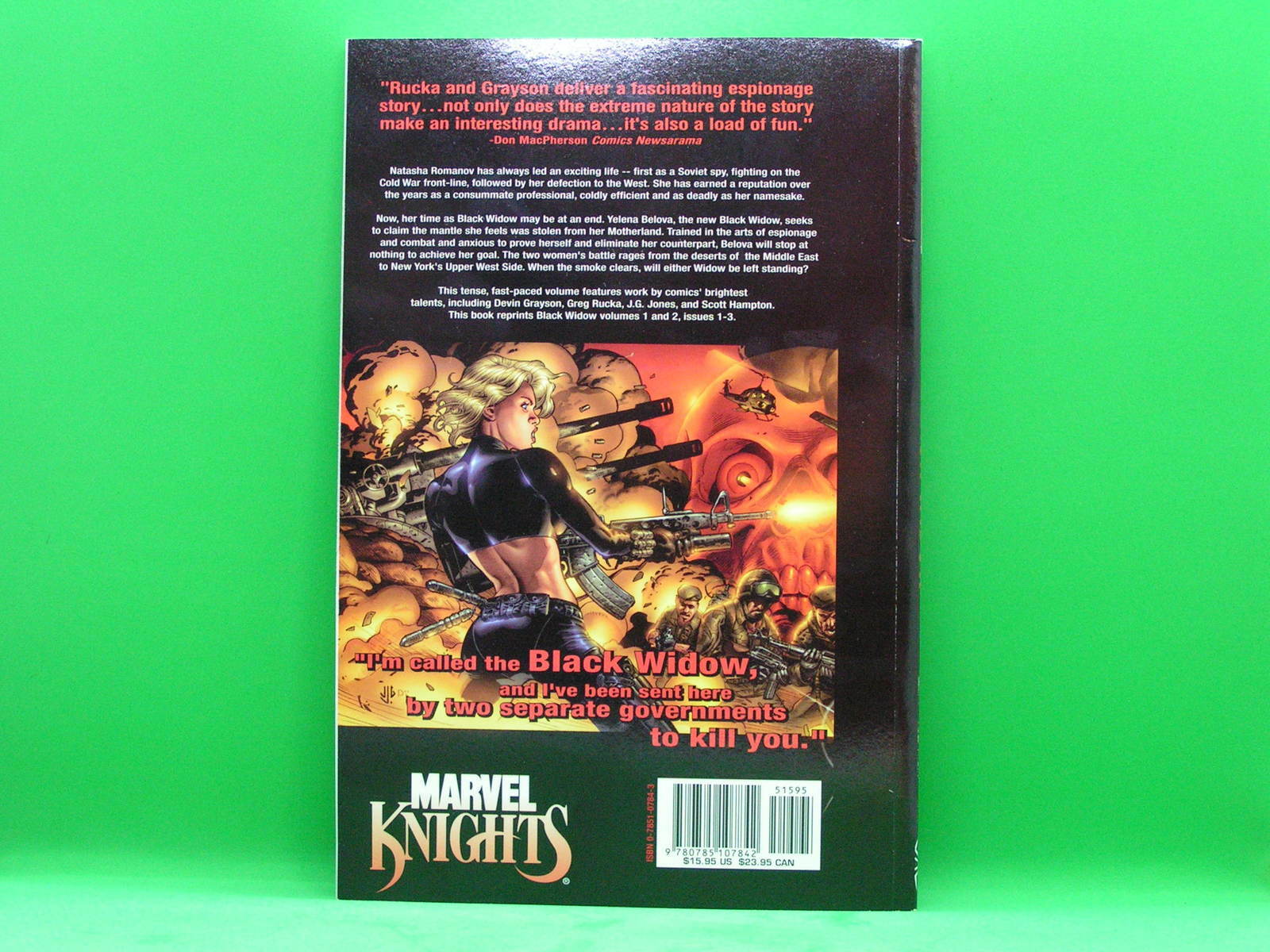 Black Widow by Devin K. Grayson Marvel Knights (Paperback, 2001) | eBay