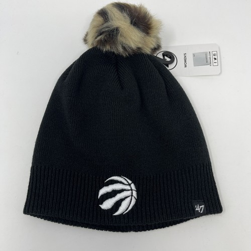 ‘47 Brand NBA Toronto Raptors Cuff Pom Winter Hat Cap Beanie Toboggan ...