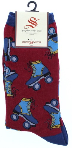 Socksmith Women's Graphic Cotton Crew Socks (Free Skate) 848292049969| eBay