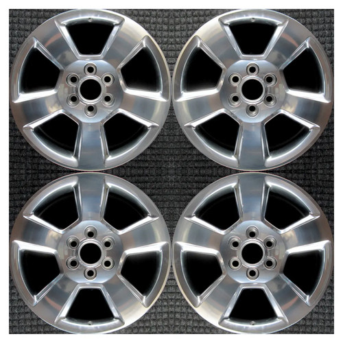 Set 2014-2020 Chevy Sierra Silverado Suburban Tahoe Polished Wheels ...