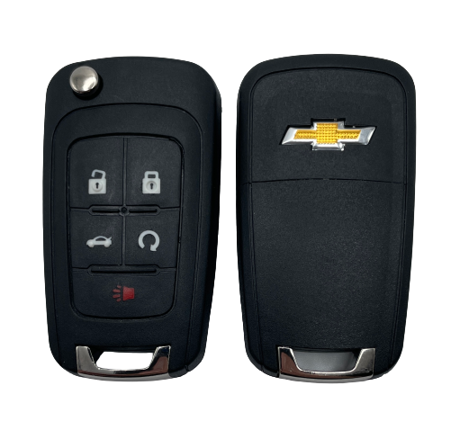 2010 - 2019 Chevrolet 5-button remote flip key FOB OHT01060512 Smart ...