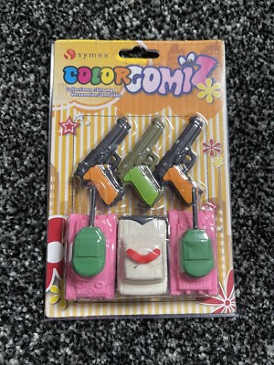 GOMIZ Collectable Novelty Erasers - party bag fillers - Tankers - Pink ...