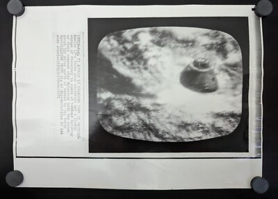 1971 Apollo 15 NASA Command Module Endeavour Splashdown Press Photo 8 x ...