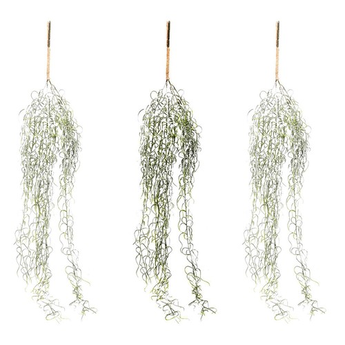 3x Urban Home Decorative 97cm Hanging GRN 12-Strand Artificial Moss ...