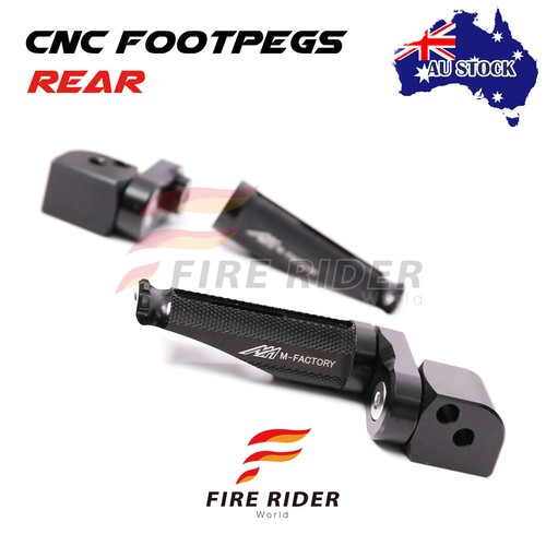 For Kawasaki ZX-12R Ninja 00-06 05 CNC REAR Foot Pegs 25mm Extend ...