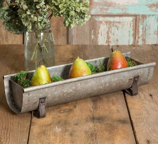 Ctw Chicken Feeder Decorative Planter 770009 Industrial Galvanized ...