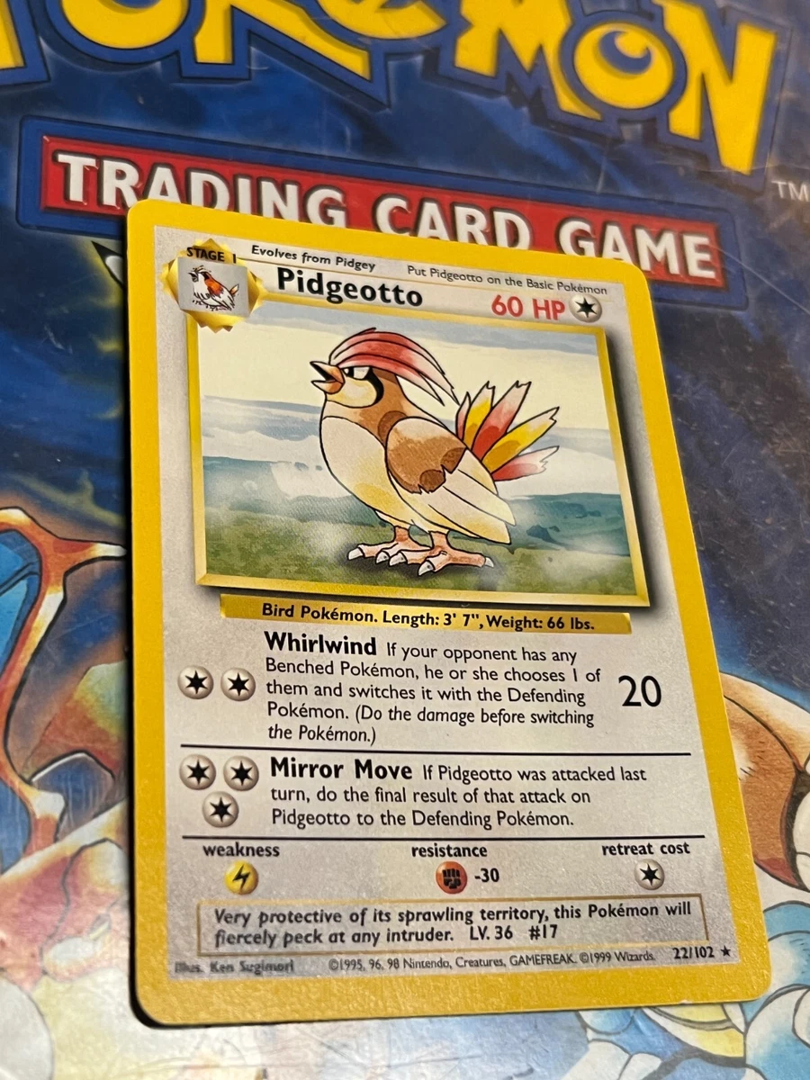 Pidgeotto Card