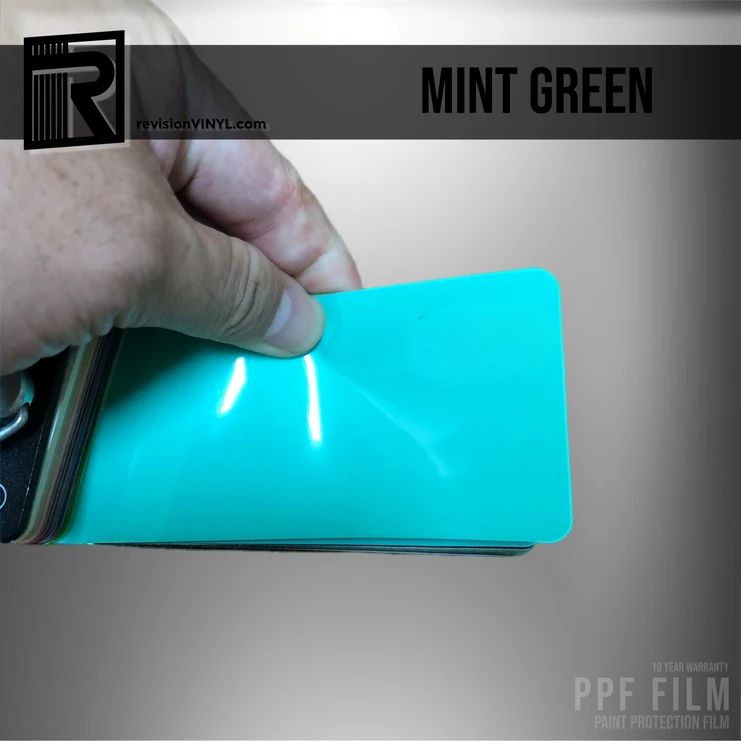 Cybertruck DIY PPF Paint Protection Film Wrap Color Change Gloss Mint ...