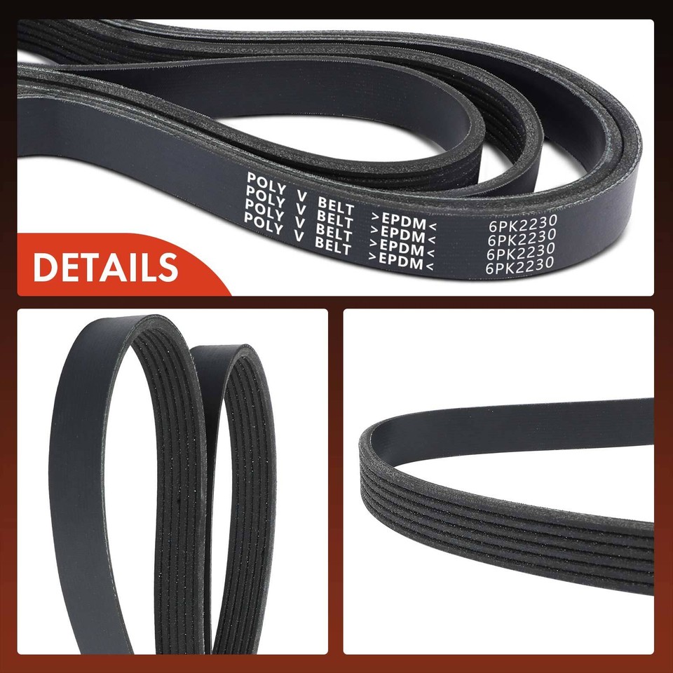 87.82" Serpentine Belt for Chevrolet Express 1500 Ford Explorer Focus ...