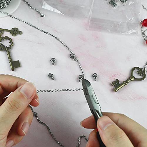 33 Feet Stainless Steel Jewelry chains for Jewelry Making Silver Chain ...