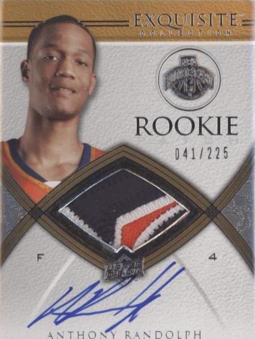 2008-09 Exquisite Collection - Rookie Autograph Patch Anthony Randolph ...
