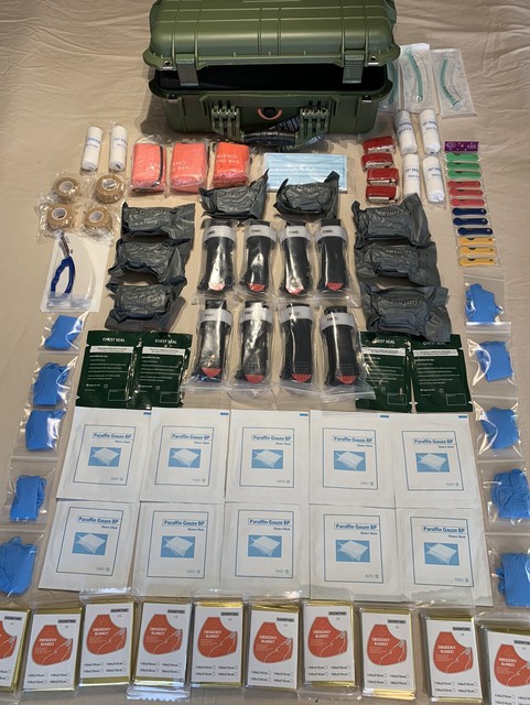 Active Shooter Mass Trauma & Life Support & Medical Emergency Kit ...