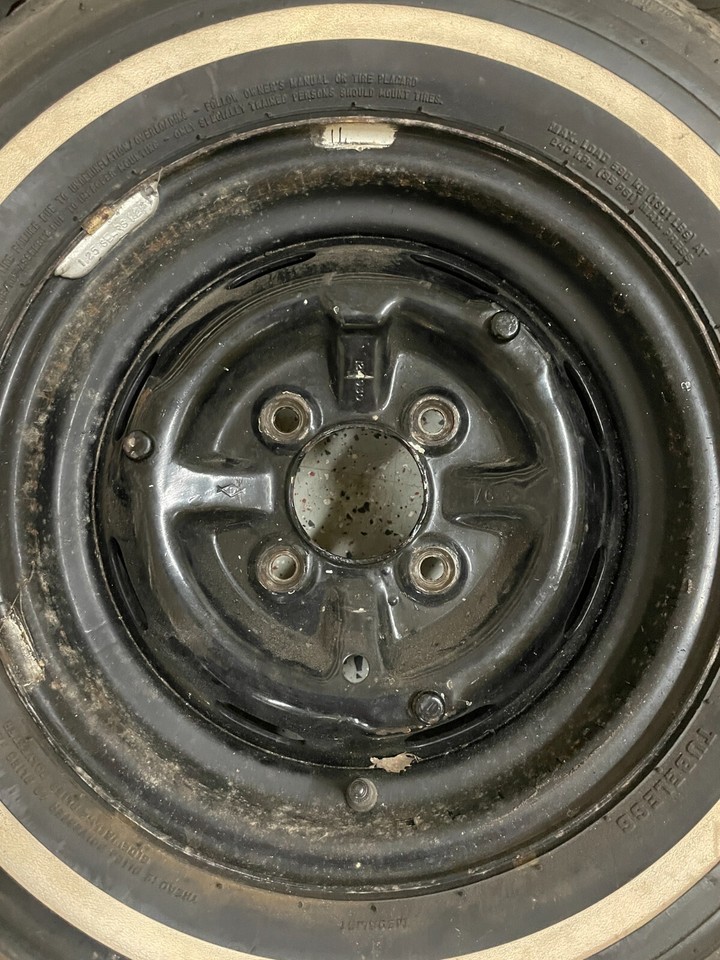 Sunbeam Alpine III IV V Stock 13" Inch Steel Wheel Rims Used Orig | eBay