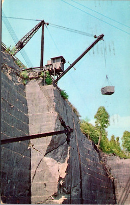 Rochester Vermont VT Verde Marble Quarry Derrick Hoisting Block ...