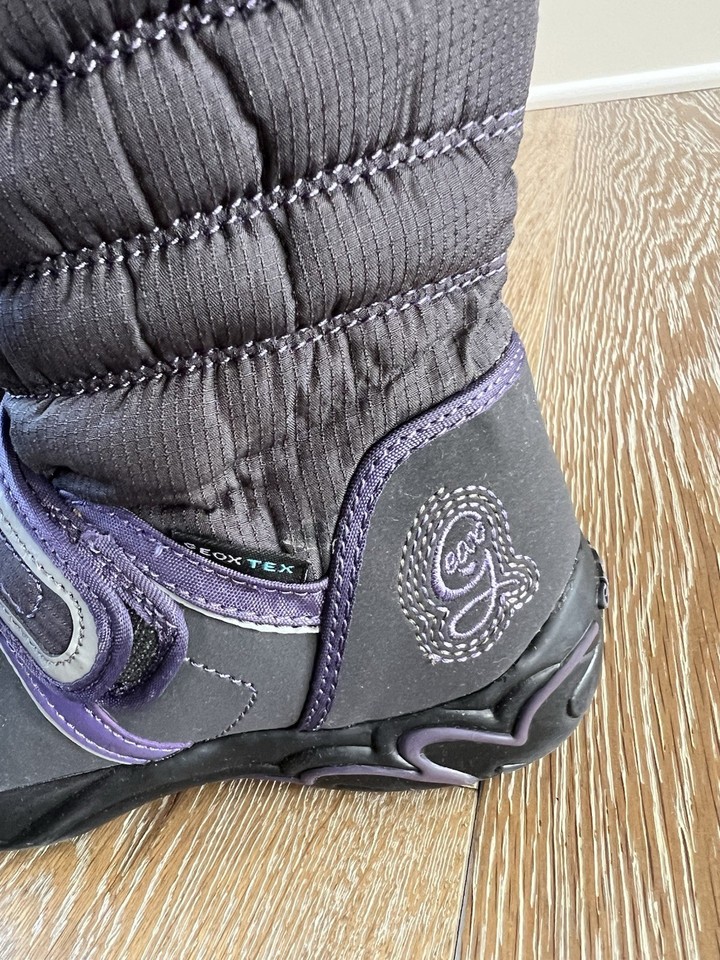 GEOX Girls Winter Waterproof Snow Boots Size EURO 26/US 9 EUC | eBay