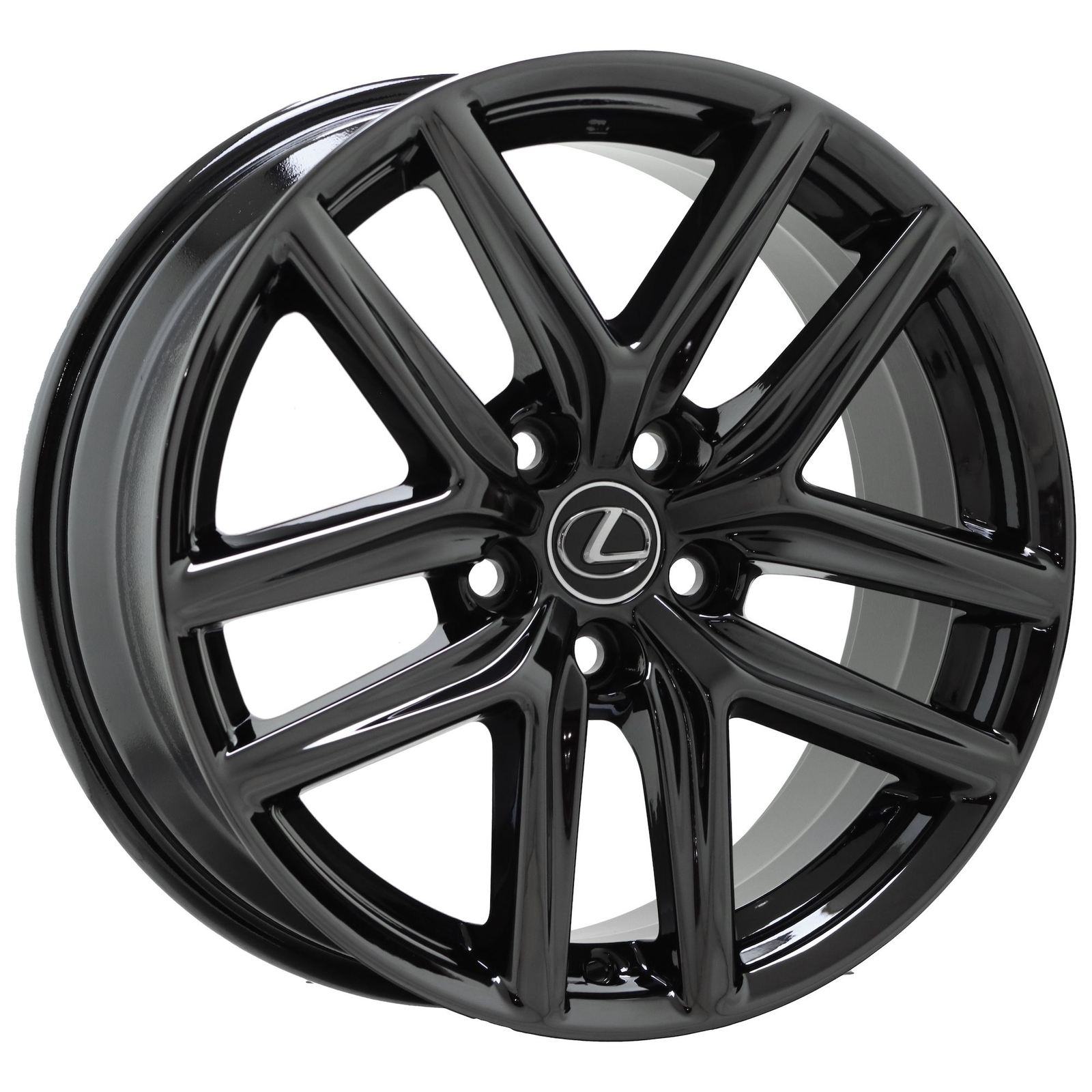 18" Lexus IS200 250 300 350 F-Sport Black Chrome wheel rim (Front) OEM ...