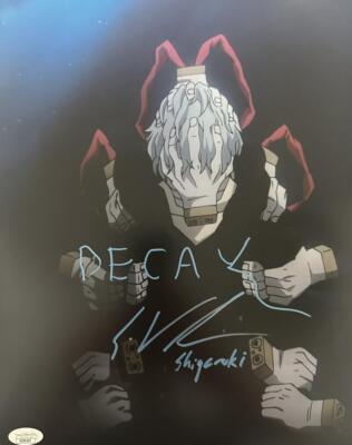 ERIC VALE SIGNED TOMURA SHIGARAKI 11x14 PHOTO MY HERO ACADEMIA ...