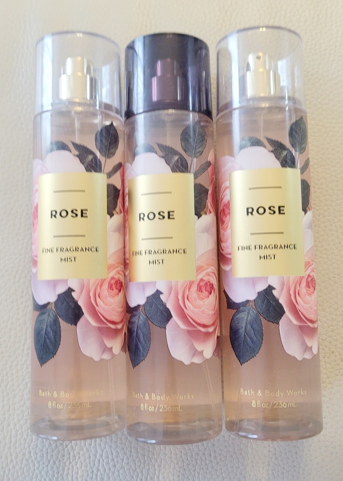 3X BATH & BODY WORKS ROSE FINE FRAGRANCE MIST BODY MIST SPRAY 8 OZ ...