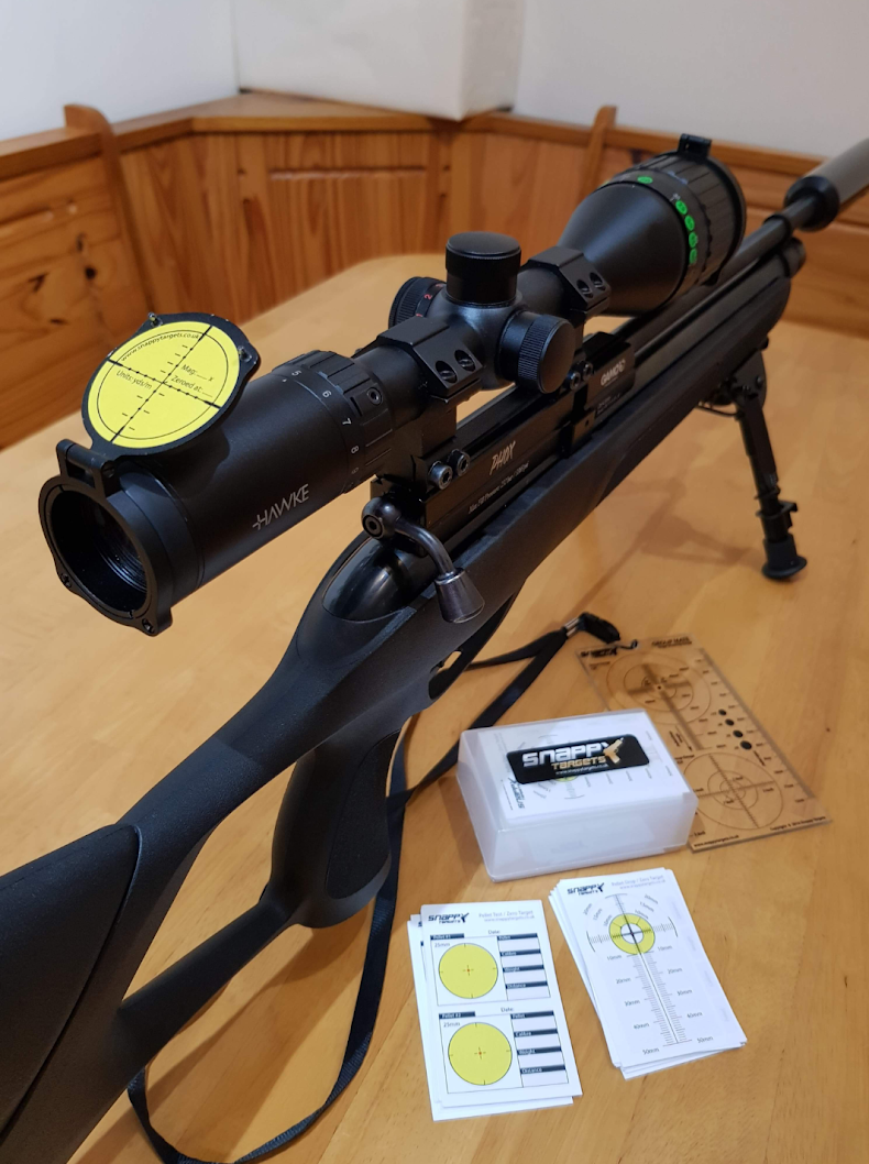 Aim Point (Dope) Stickers / Shooting Targets for Airgun, Air Rifle and ...