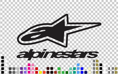 ALPINESTARS Alpine Stars Sticker Vinyl Decal Motorbike Car Ute Truck | eBay